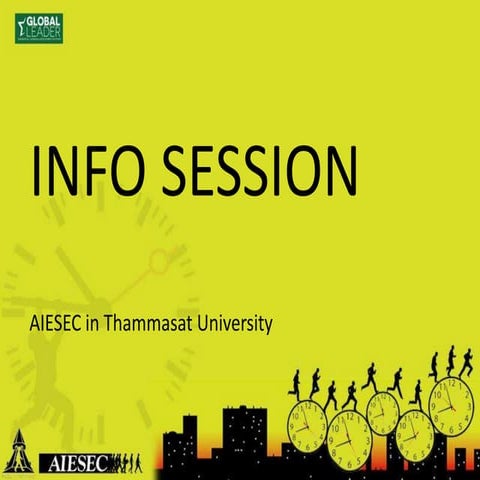 Information Session Output | PPT