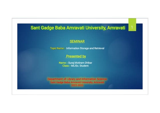 INFORMATION RETRIEVAL Anandraj.L | PPTX | Search | Internet