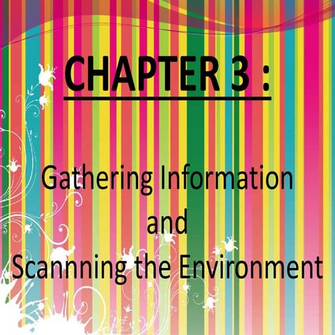 Gathering Information & Scanning Environment | PPT
