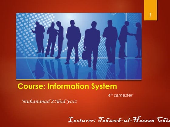 FORMAL & INFORMAL INFORMATION SYSTEM | PPTX