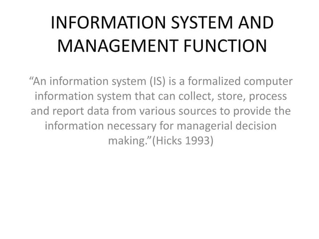 Management information system | DOCX | Business Administration | Business