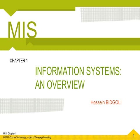 an overview of information systems .ppt