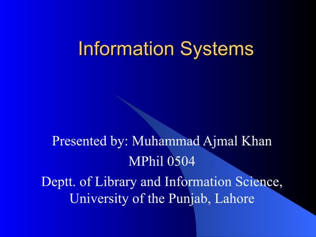 Information Systems Evolution (IS) | PDF