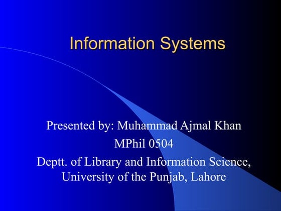Information Systems Evolution (IS) | PDF