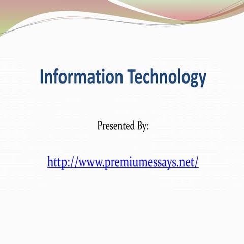 Information technology | PPT