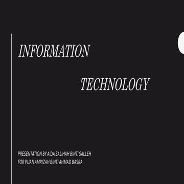 Information technology | PPT