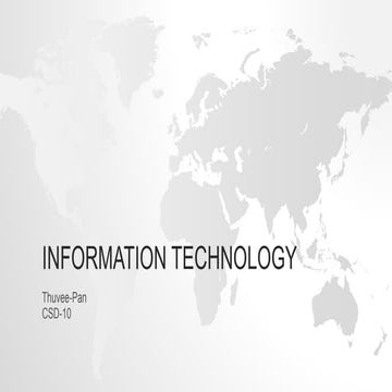 Information technology | PPTX