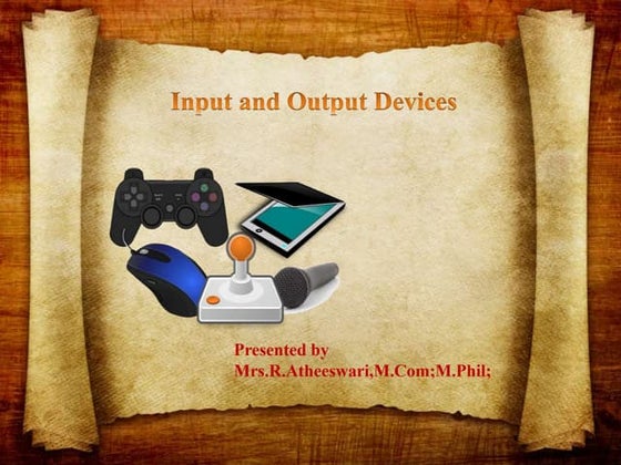 Cad Cam Input Output Devices Ppt 8386