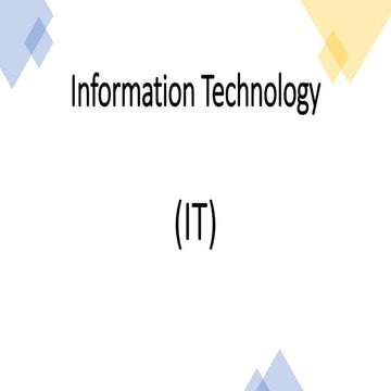Information Technology and new solving about email | PPT