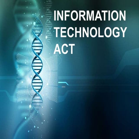Information technology act | PPTX