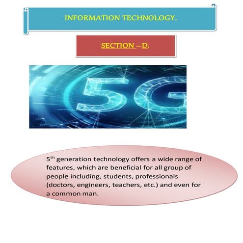 ALL ABOUT 5G FOR CLASS 5 | DOCX