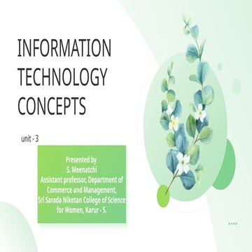 INFORMATION TECHNOLOGY CONCEPTS unit -3 .pptx