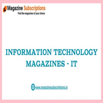 Information Technology Magazines - IT.pdf
