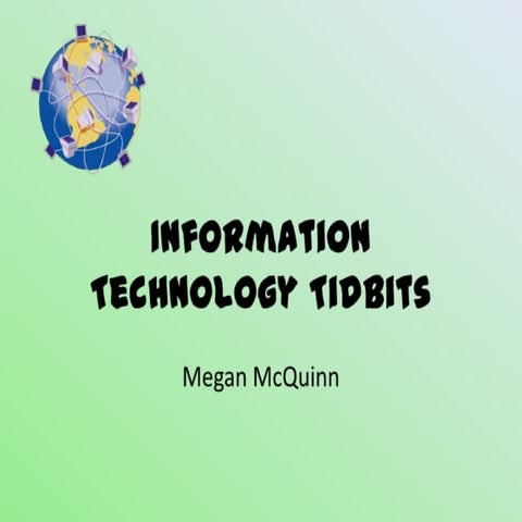 Information technology tidbits | PDF