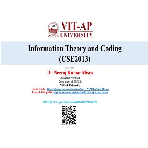 Informationtheoryandcodingitccsepdf 