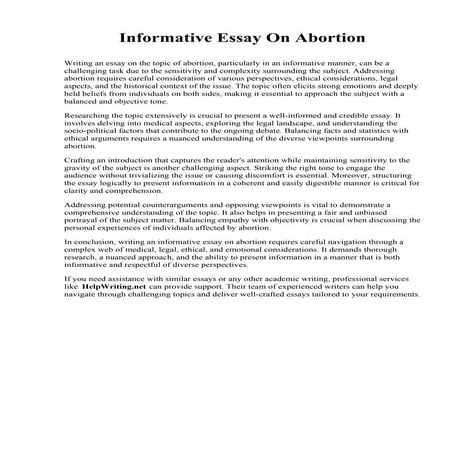 Informative Essay On Abortion.pdf