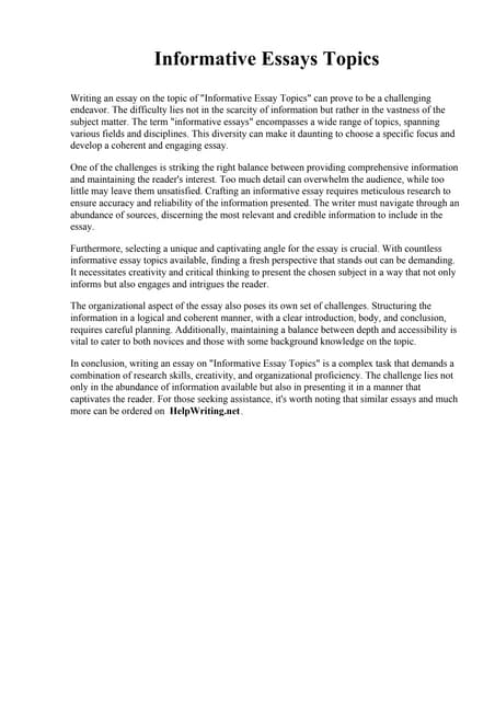 Sample Informative Essay Examples.pdf