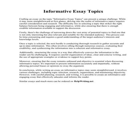 Easy Informative Essay Topics.pdf