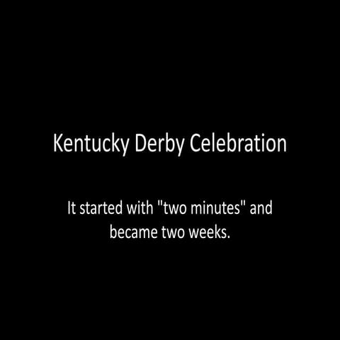 The Kentucky Derby | PPTX