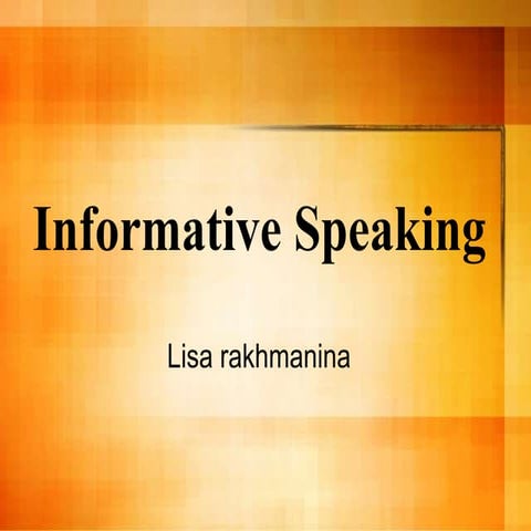 Informative Speaking.ppt