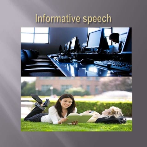 Informative speech | PPTX