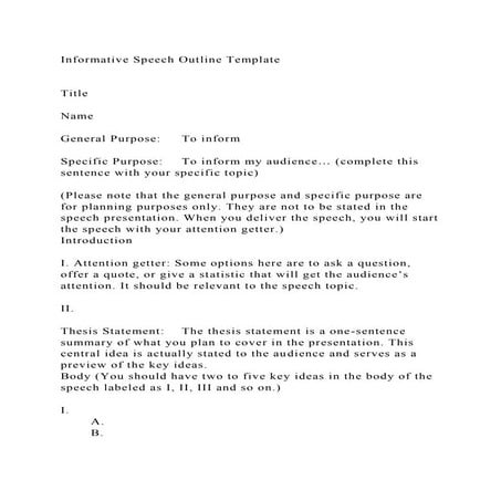 Informative Speech Outline TemplateTitleNameGeneral Pu.docx