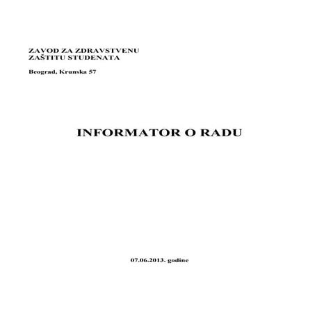 Informator | PDF