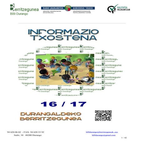 Informazio txostena 16_17 | PDF