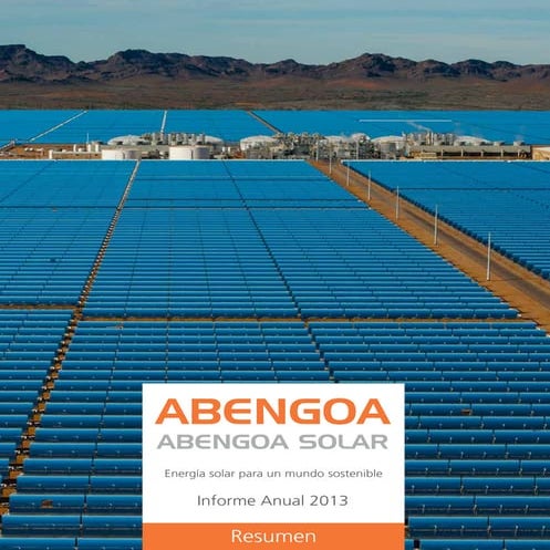 Informe Anual de Abengoa Solar 2013 | PDF