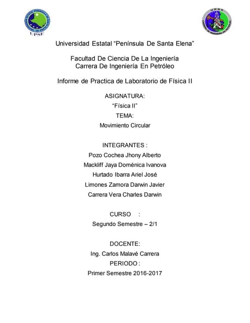 Movimiento circular | PPT | Physics | Science