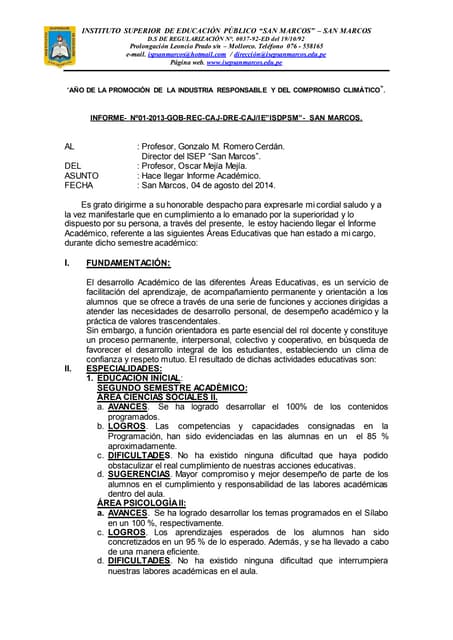 Informe Académico 2014 Pdf