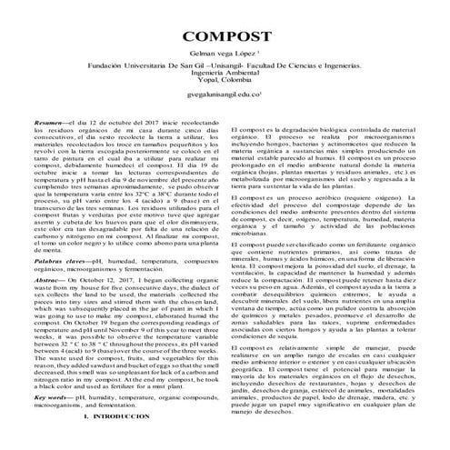 Informe compost | DOCX