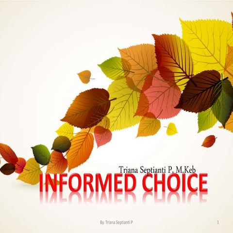 Informed choice & informed consent | PDF
