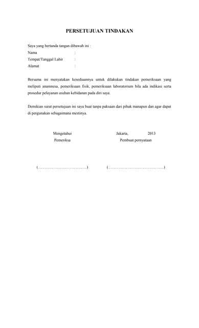 Informed Choice dan Informed Consent | PDF