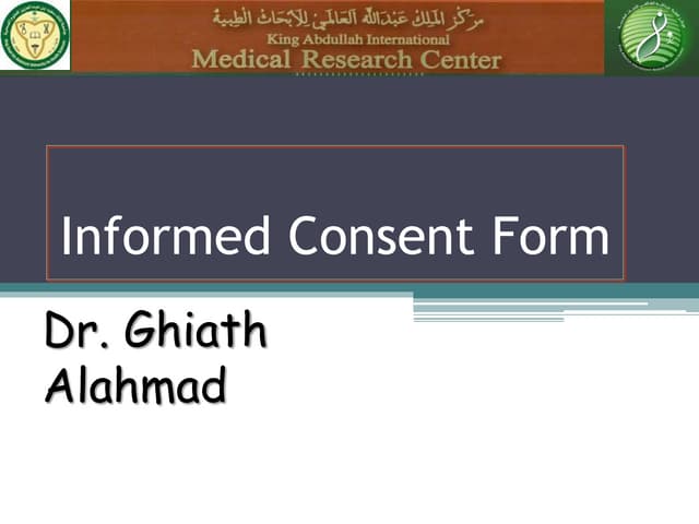 INFORMED CONSENT PROCESS AND PROCEDURE.pptx