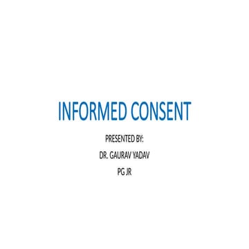 Informed Consent……………………………………………………………. | PPTX