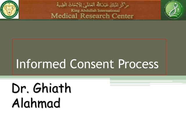 INFORMED CONSENT PROCESS AND PROCEDURE.pptx