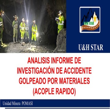 Informe de investigación de accidente por golpeado por materiales.pptx