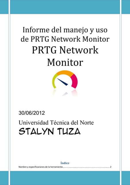 Prtg Network Monitor Presentation Ppt