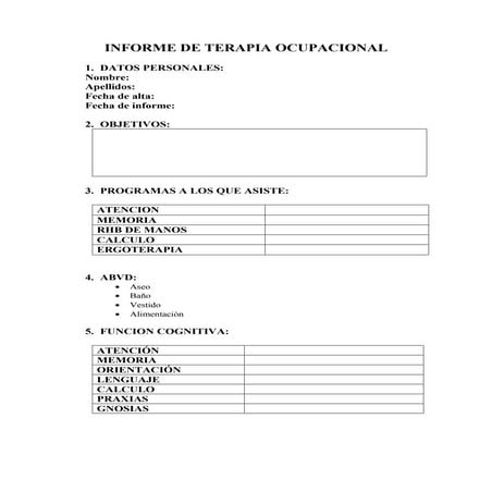 Hojas De Trabajo De Terapia Ocupacional Conoce La Mejor Universidad