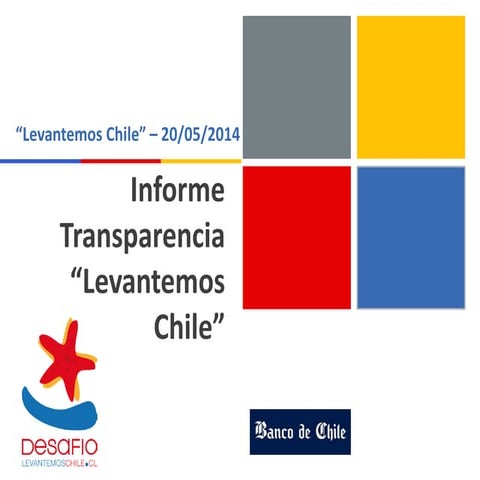 Informe de transparencia Levantemos Chile 2014 | PDF