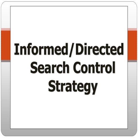 Informed search (bst) | PPT