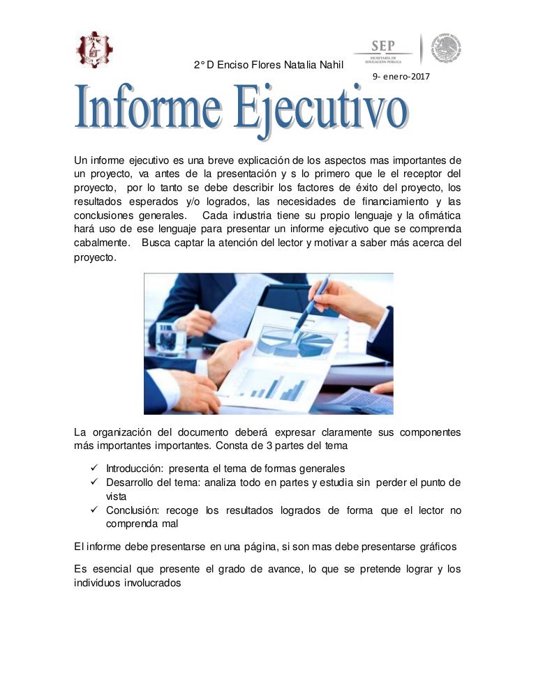 Informe ejecutivo