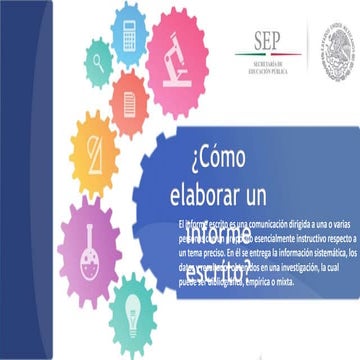 Como hacer un informe o reporte | DOCX
