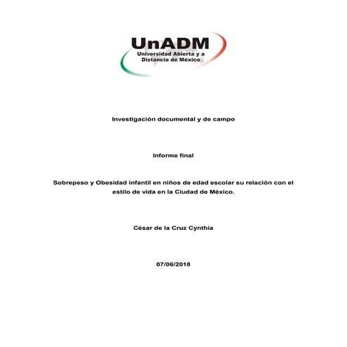 Informe final | PDF
