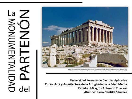 Partenon Análisis Arquitectonico | PPT