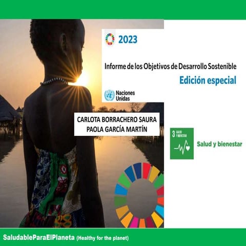 informe ods3 bienestar y salud Agenda 2030 | PPTX