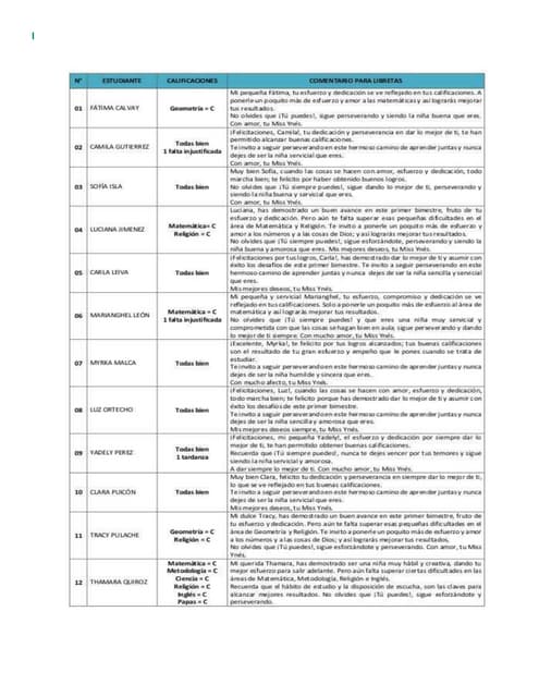 76782243 ejemplos-de-observaciones-para-informes | PDF