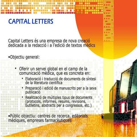 Informàtica en núvol capital letters | PPT