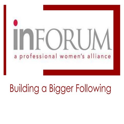 Inforum presentation | PPTX